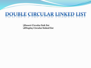 Linked list | PPTX | Programming Languages | Computing