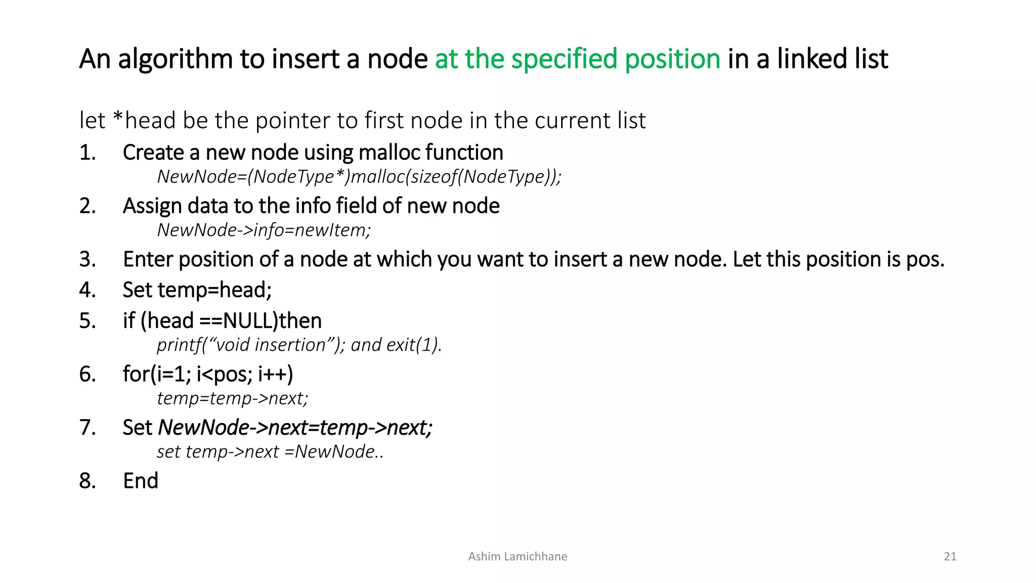Linked List | PPTX