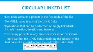Linked list | PPT | Programming Languages | Computing