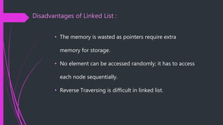 Linked list | PPTX | Programming Languages | Computing