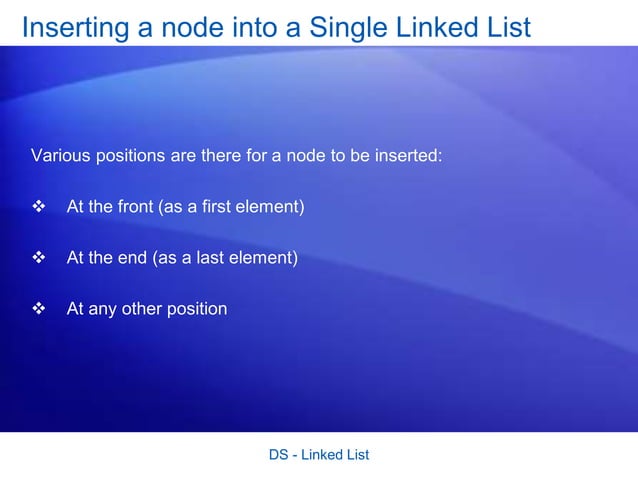 Linked List Basics | PPT