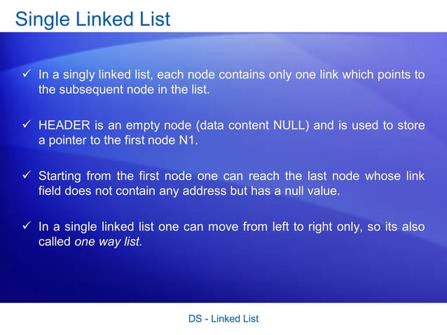 Linked List Basics | PPT