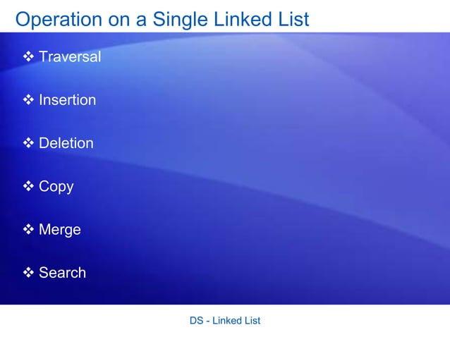 Linked List Basics | PPT