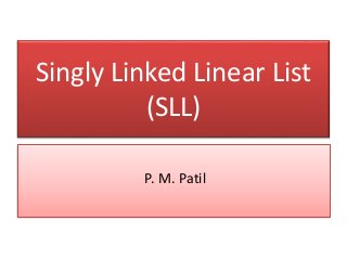 Linked list | PPT