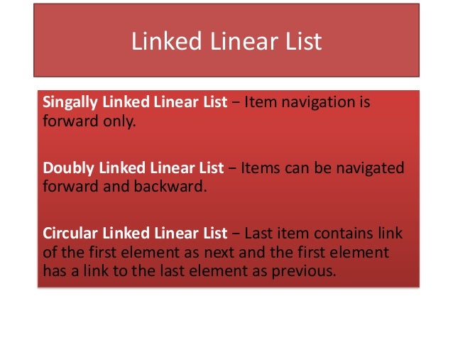 Linked list | PPT