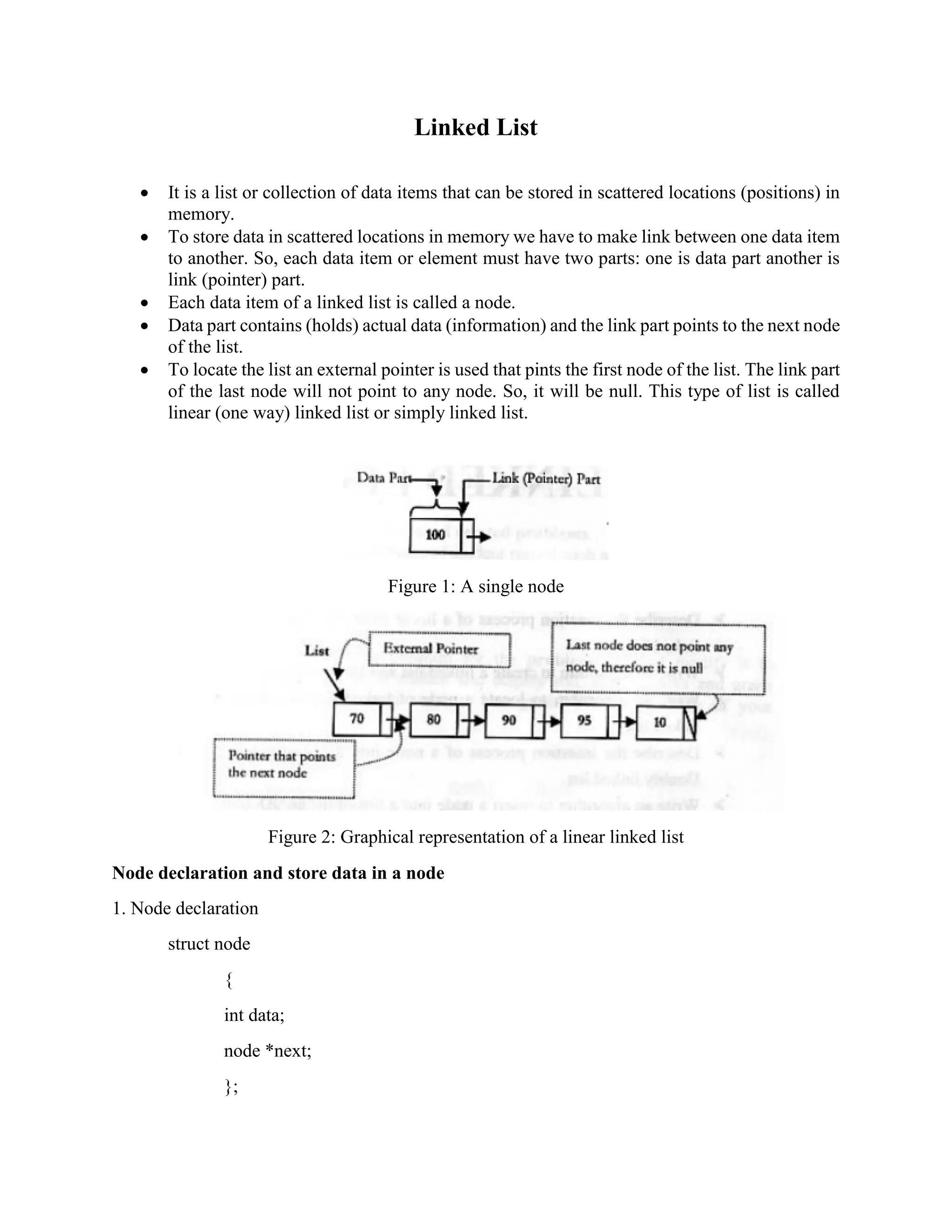 Linked list | PDF | Programming Languages | Computing
