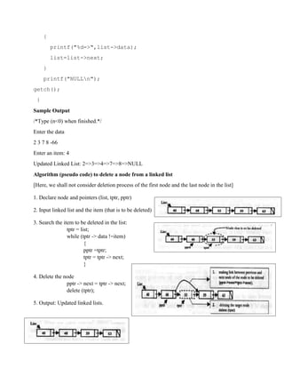 Linked list | PDF