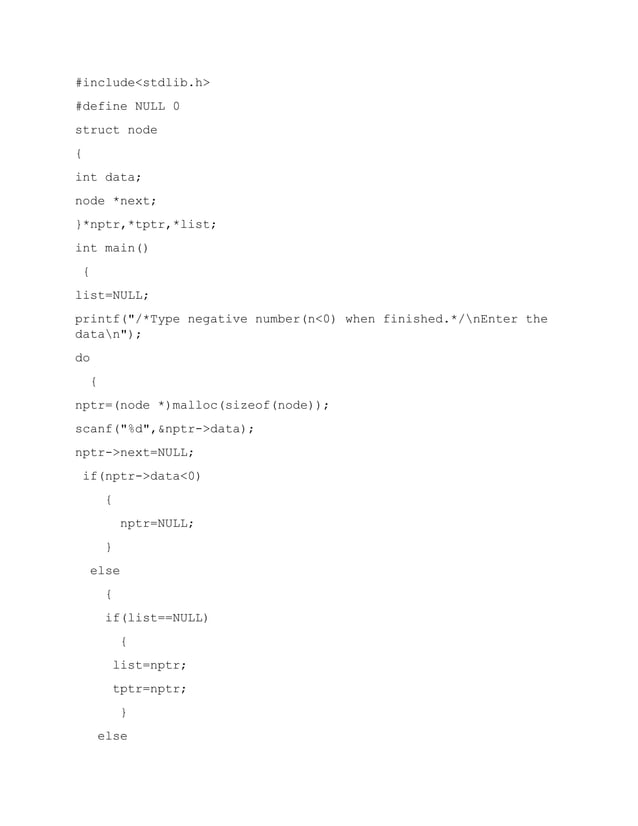 Linked list | PDF | Programming Languages | Computing