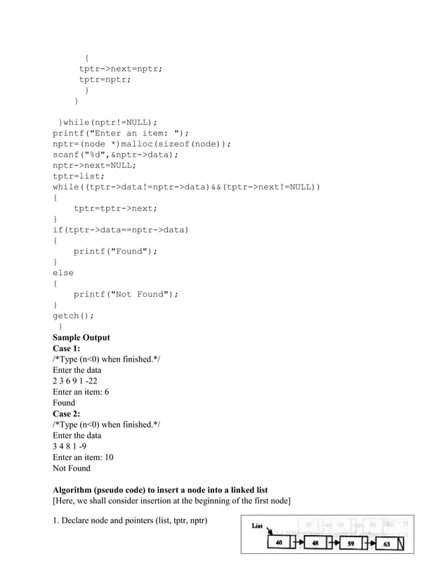 Linked list | PDF | Programming Languages | Computing
