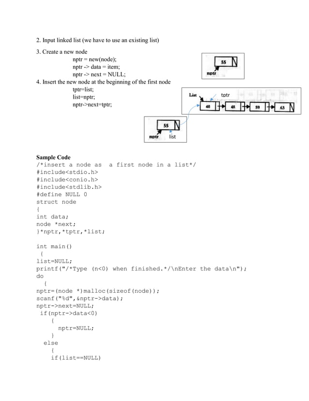 Linked list | PDF | Programming Languages | Computing