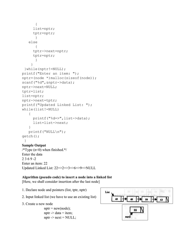 Linked list | PDF | Programming Languages | Computing