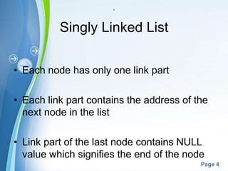 Linked list.pptx | Programming Languages | Computing