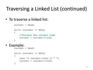linkedlist using C++ with the multiple advantages and disadvantages | PPT