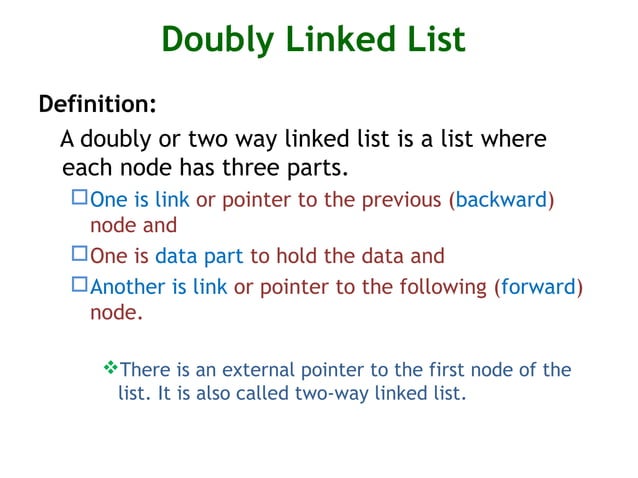 Data Structures with C Linked List | PPT