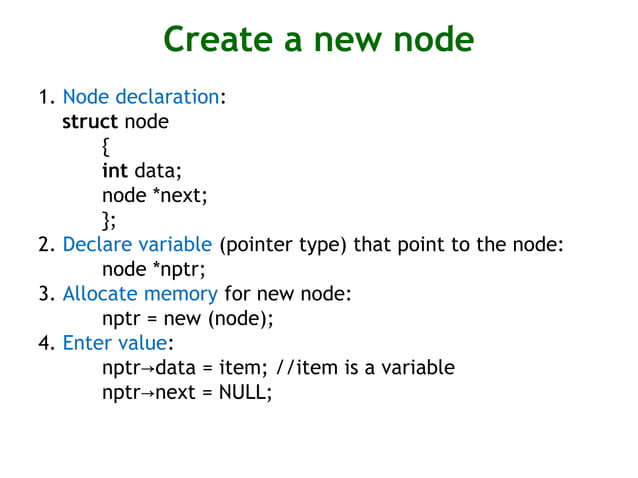 Data Structures with C Linked List | PPT