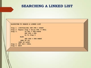 Introduction Linked Lists - Singly Linked List, | PPTX | Programming Languages | Computing