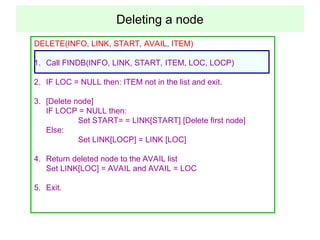 linked list2.ppt linked list part 2 ppt | PPT