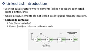 introduction for Linked List Data Structure | PDF
