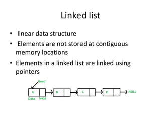 Linked list | PPTX | Programming Languages | Computing