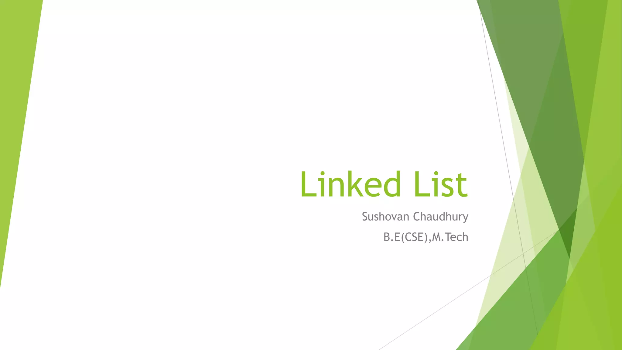 Linked list in c | PPTX