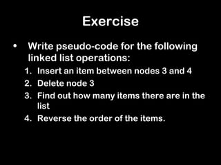 Linked lists | PPT