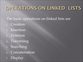Linked lists | PPT