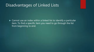 Linked Lists | PPTX