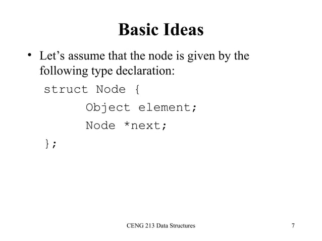 Introduction To Linked Lists In Data Structureppt