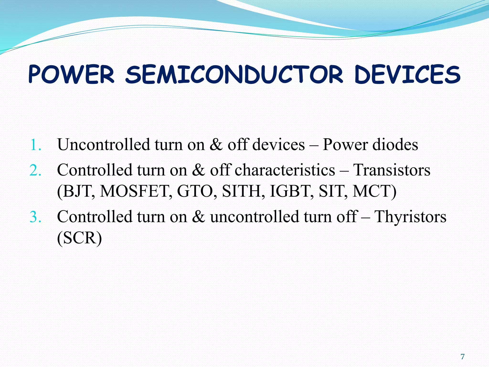 Power Electronics-Introduction | PPTX