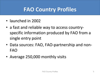 Linked Open Data for the Food and Agriculture Country Profiles | PPT