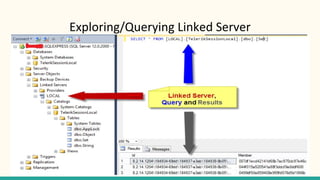 Linked servers (Database Links) in MS SQLSERVER | PDF | Databases | Computer Software and ...