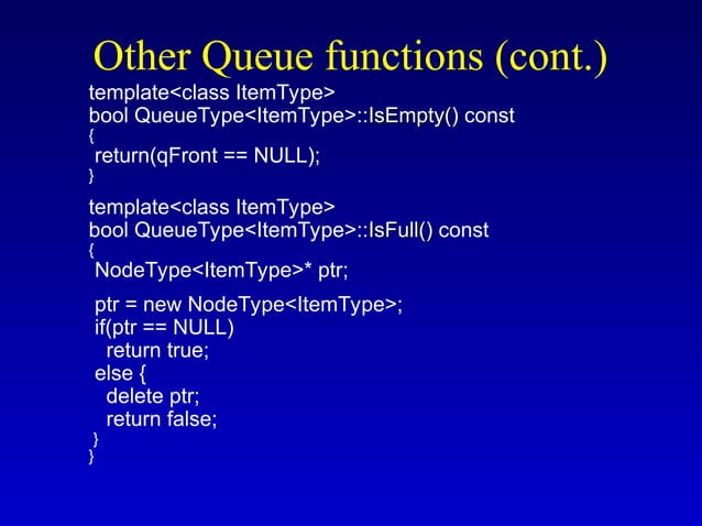 LinkedSQ.ppt, Stack and Queue implementation using array | PPT