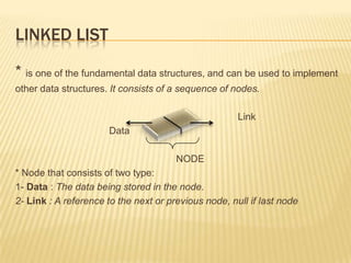 Linked stacks and queues | PPTX