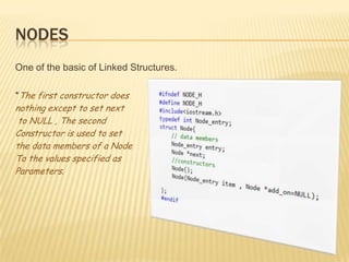 Linked stacks and queues | PPTX