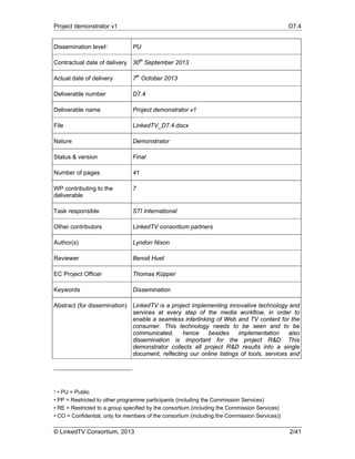 Project demonstrator | PDF | Video Software | Computer Software and Applications