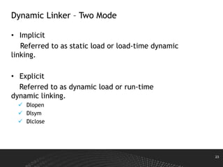 Linker and loader upload | PPTX