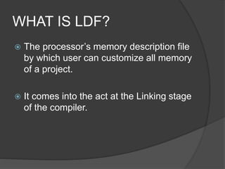 Linker description file | PPTX | Computing | Technology & Computing