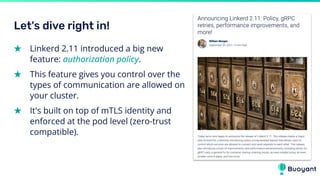 Locking down your Kubernetes cluster with Linkerd | PPT