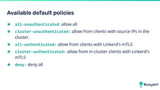 Locking down your Kubernetes cluster with Linkerd | PPT