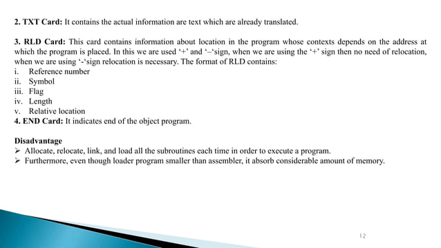 Linker And Loader Presentation In Compiler Design Pptx