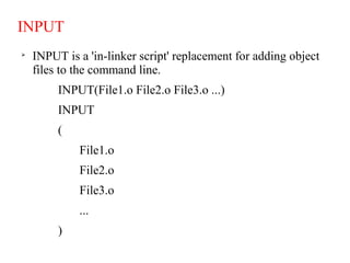 Linker scripts | PPT
