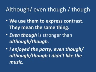 Linkers of contrast | PPT