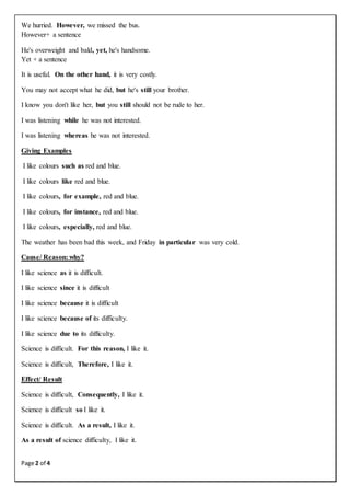 Linkers Sheet | DOCX