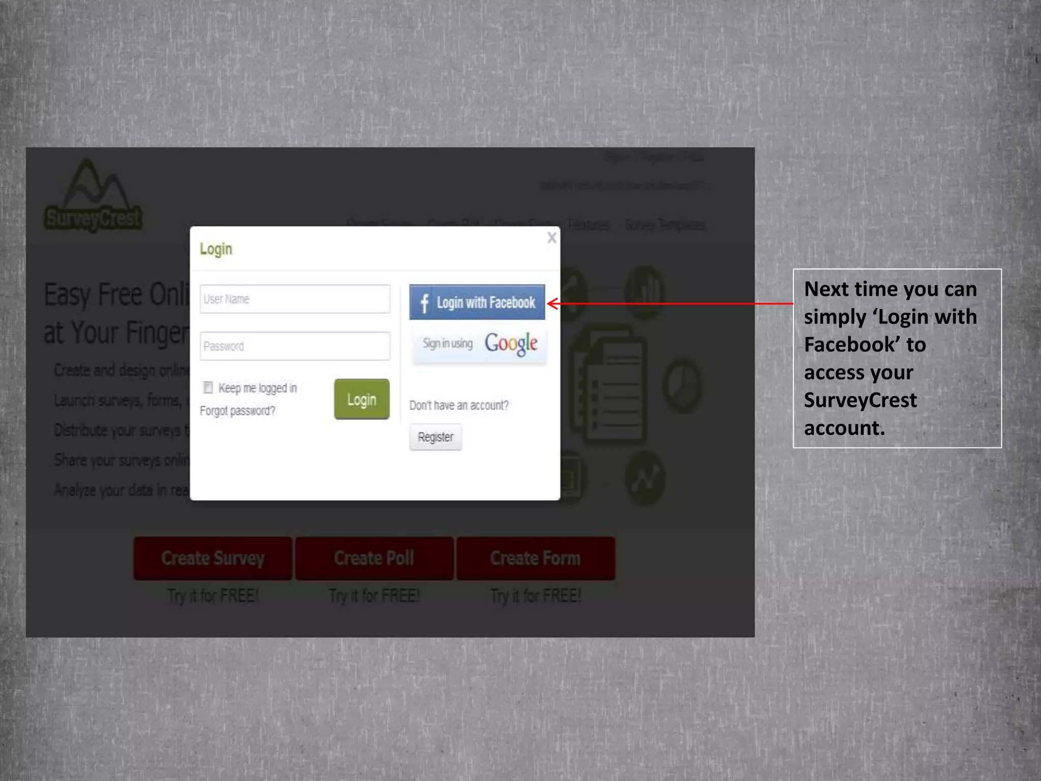 Link facebook google account 3 | PPT