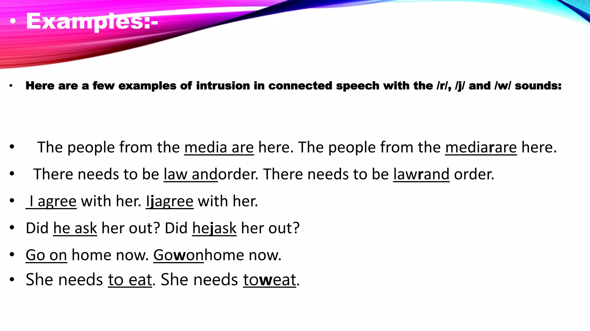 Linking in phonetic [linguistic] | PPT