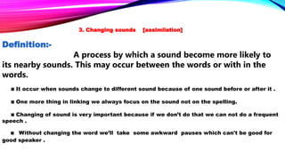 Linking in phonetic [linguistic] | PPTX