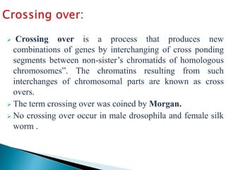 Linking and-crossing-over | PPTX