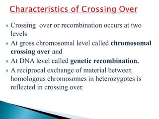 Linking and-crossing-over | PPTX