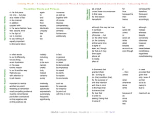 Linking words | PDF