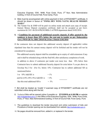 Tender Notice Sample | PDF